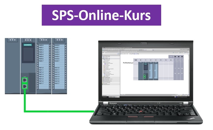 SPS Online Kurs im TIA Portal. Werde SPS-Profi mit diesem Lehrgang.